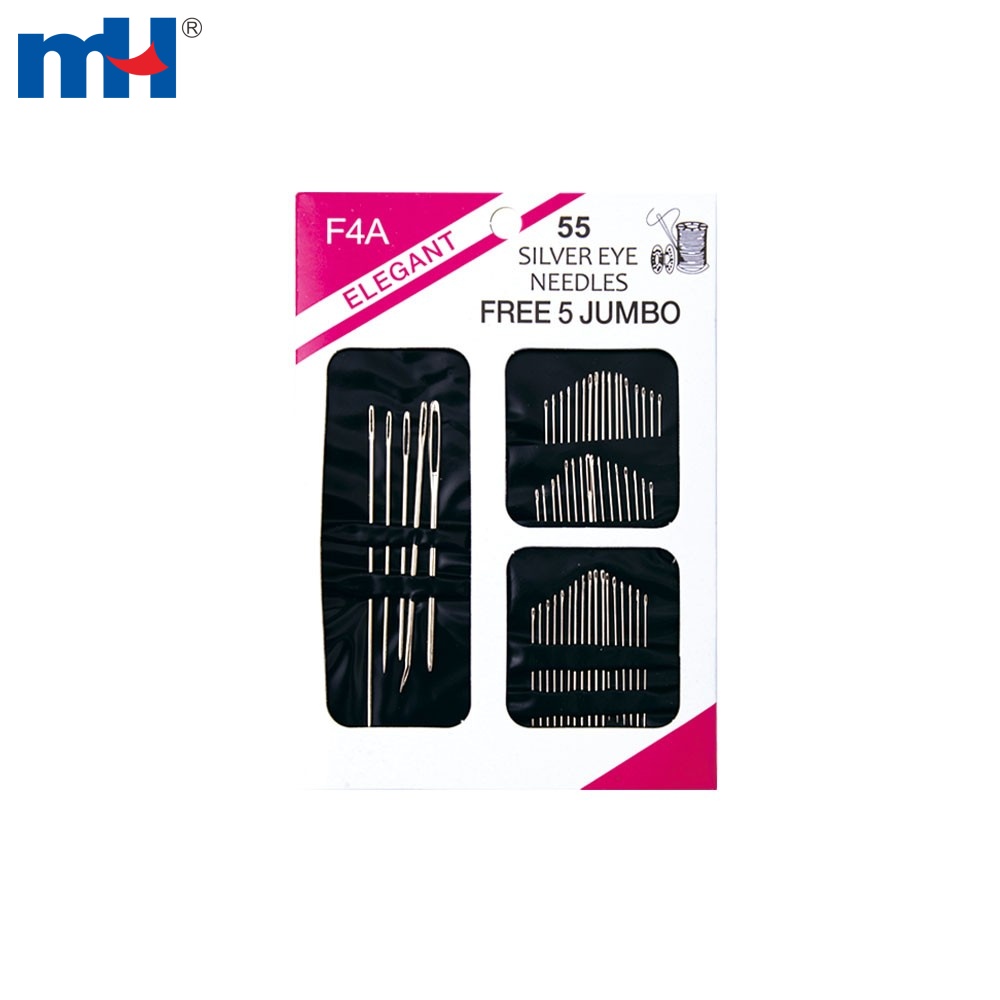 MH Wholesale 55 Pieces Stainless Steel Hand Sewing Needle Set