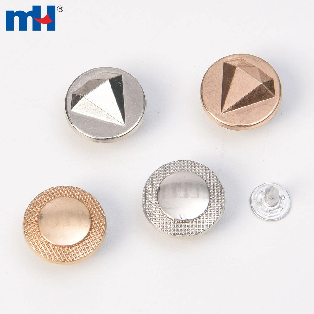 Zinc Alloy Jeans Button