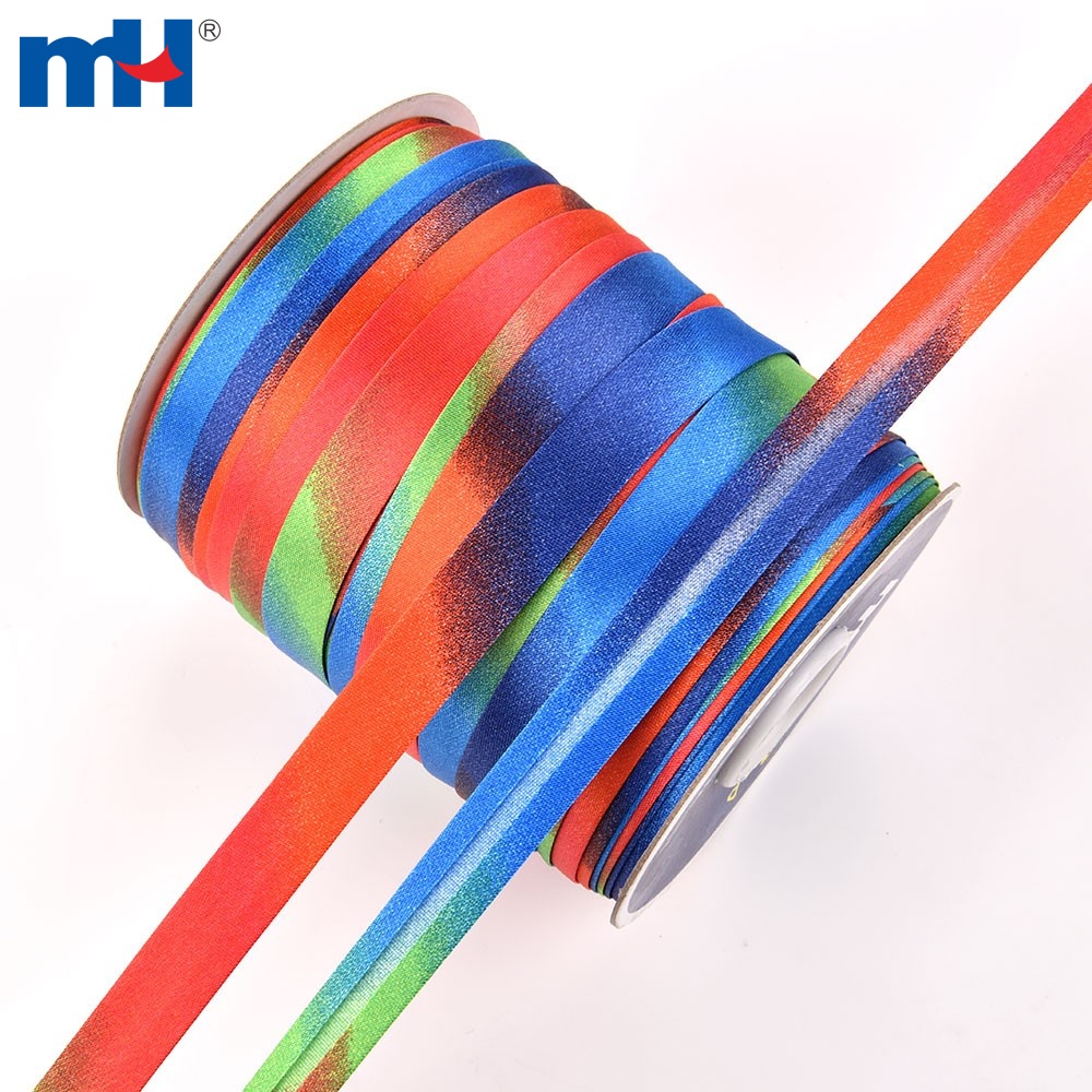 Wholesale Rainbow Satin Bias Binding Tape | Buy in Bulk - MH