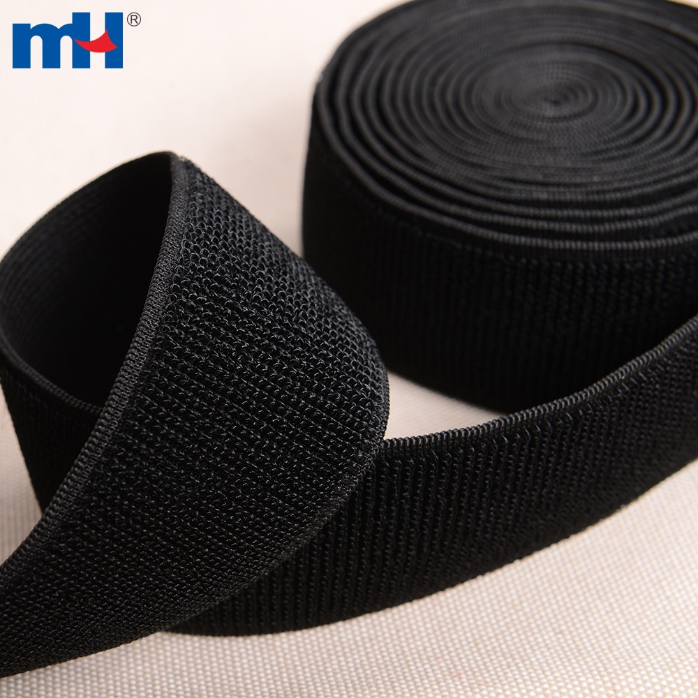 MH Black/White 2 Inch Elastic Loop- OEM & ODM