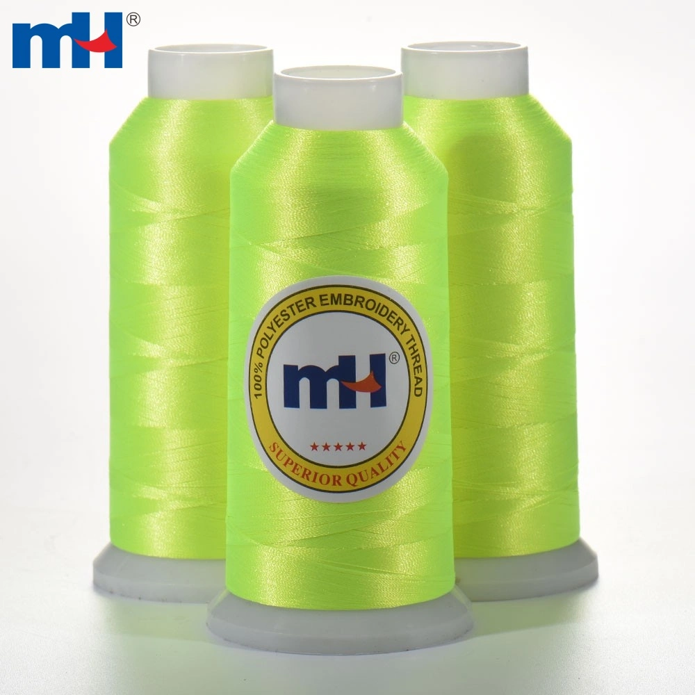 100g 150D/2 Glow in the Dark Fluorescent Embroidery Thread MH Bulk