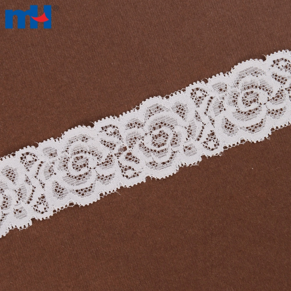 3.5cm Elastic Lace Trim for Women’s Fashion | MH for Wholesale