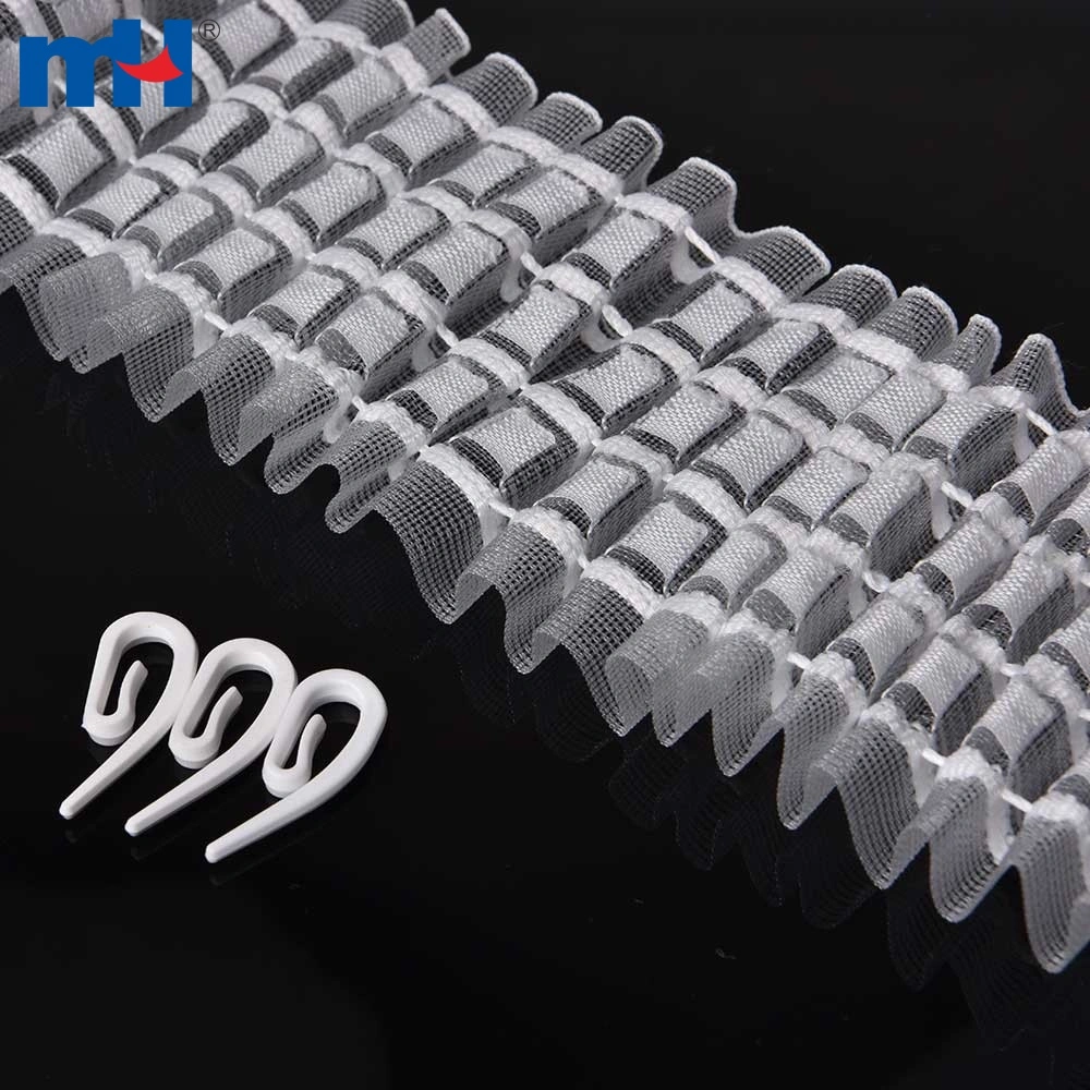 73mm Pencil Pleat Translucent Rufflette Curtain Header Tape
