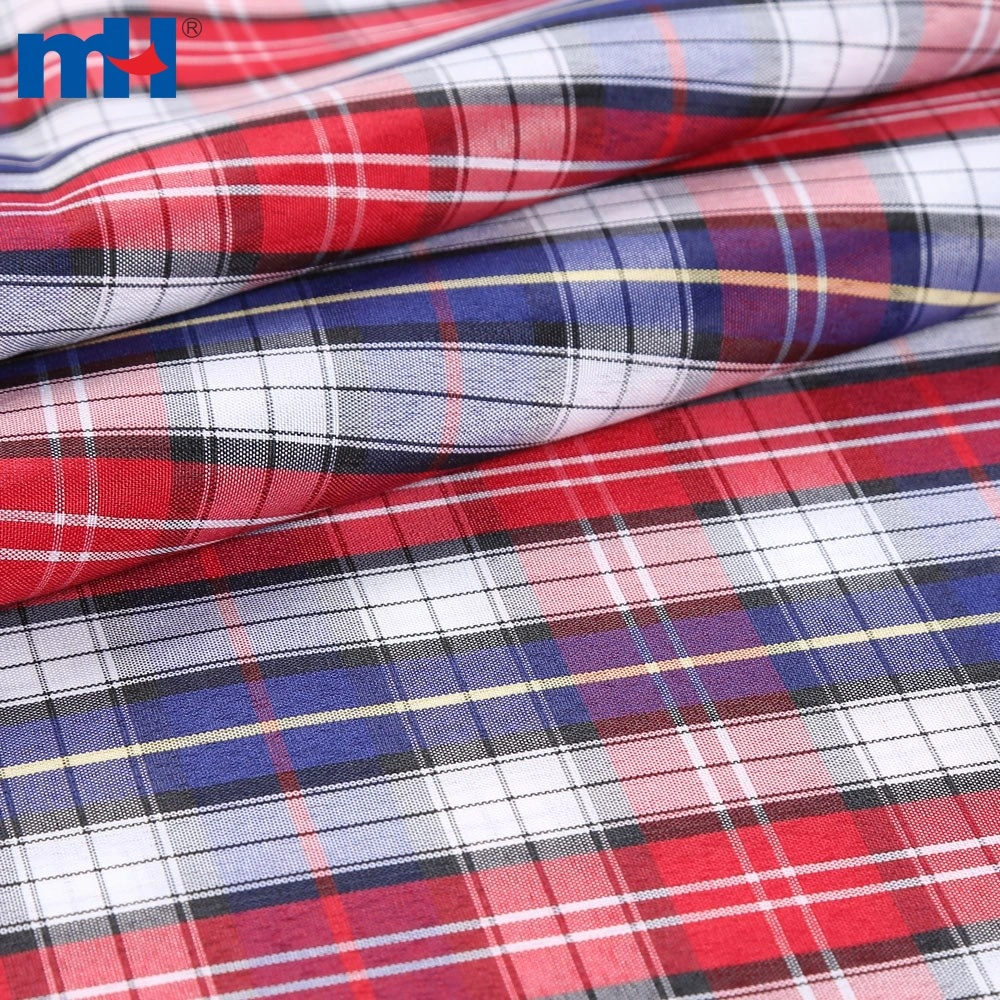 MH Wholesale 45" 100% Polyester Plaid School Uniform Fabric