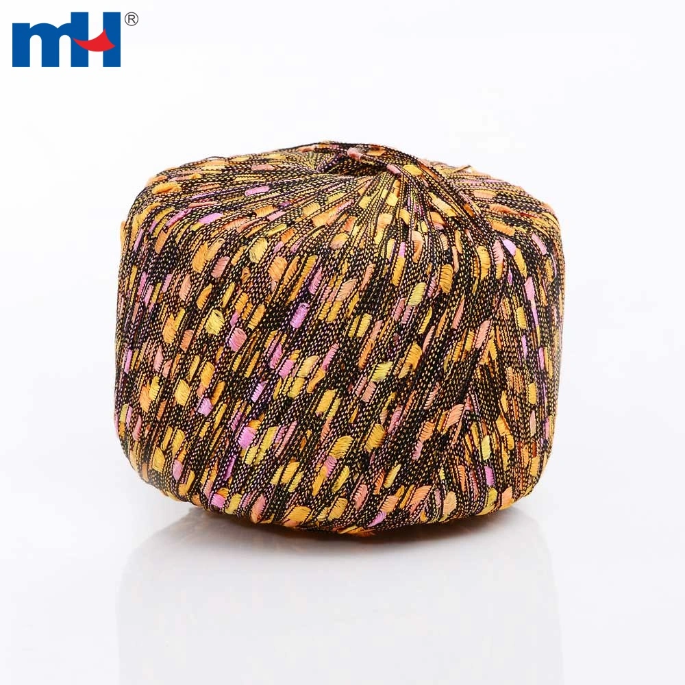 Fancy Ladder Ribbon Track Yarn with Vivid Colors from china