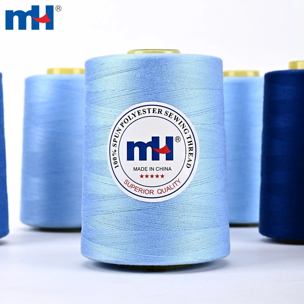 MH Manufacturer Direct 20S 2 Spun Polyester Sewing Thread for Denim