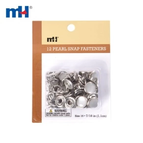 Metal Brass Snap Button Fastener with Caps Sockets Studs