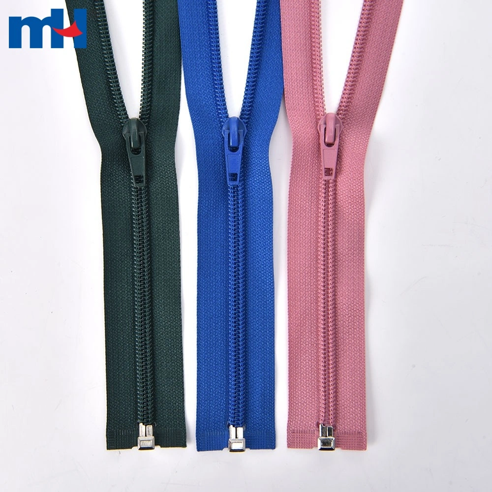 MH Manufacturer Direct Separable Nylon Coil Zippers for Sewing