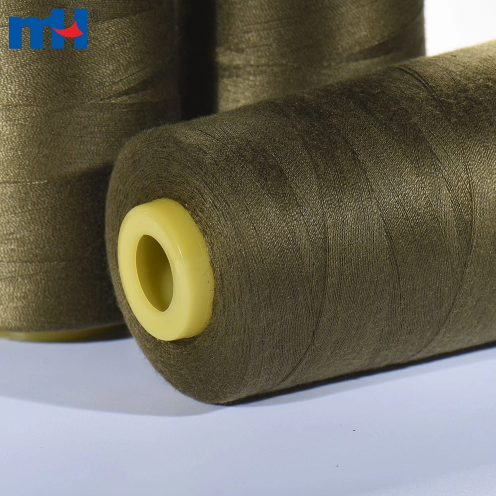 GRS Certified Eco-friendly 100% Recycled Polyester Sewing Thread Factory
