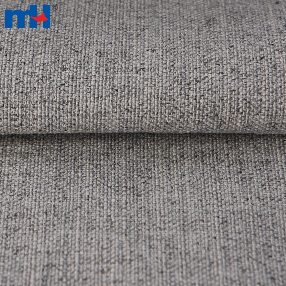 Material liso de la tela del mobiliario de la tapicería del lino de ...