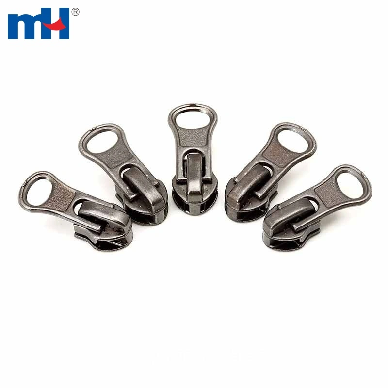 #5 Plating Auto Locking Zipper Slider Replacement Parts