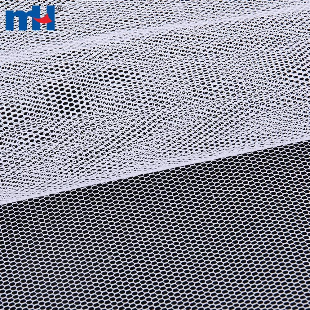 MH Wholesale Polyester Honeycomb Hexagonal Stiff Mesh Fabric