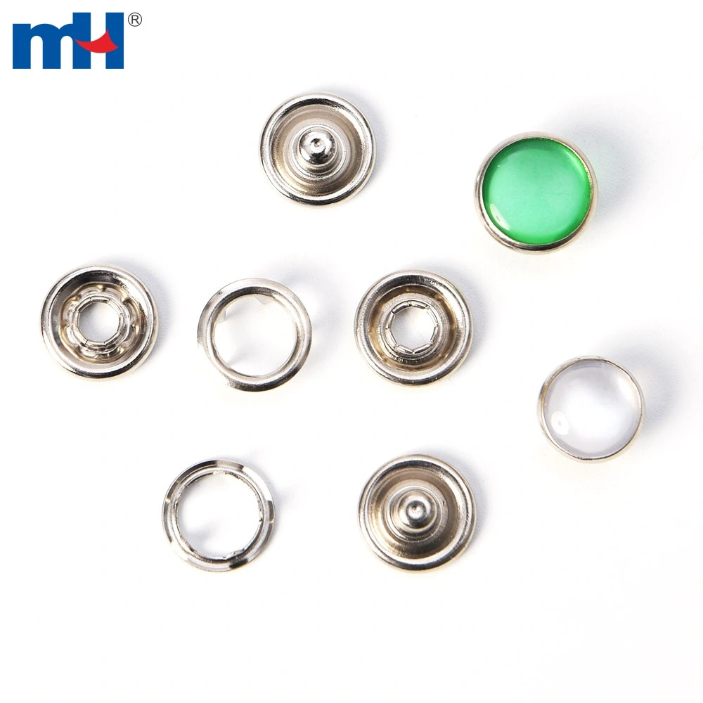 Pearl Snap Ring Buttons Sewing Accessories