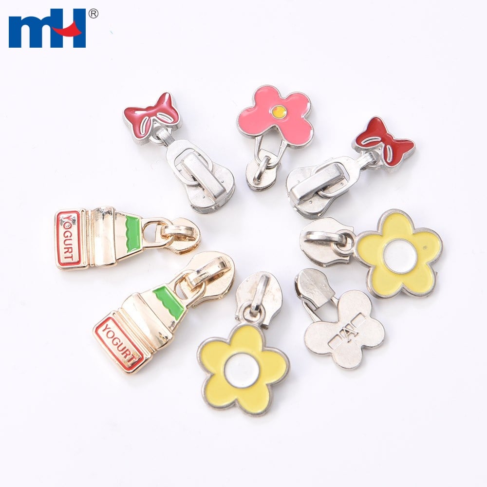 Custom Decorative Zipper Pulls Tab