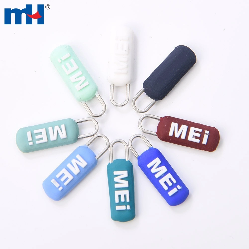 Customized Rubber Zipper Puller Tab