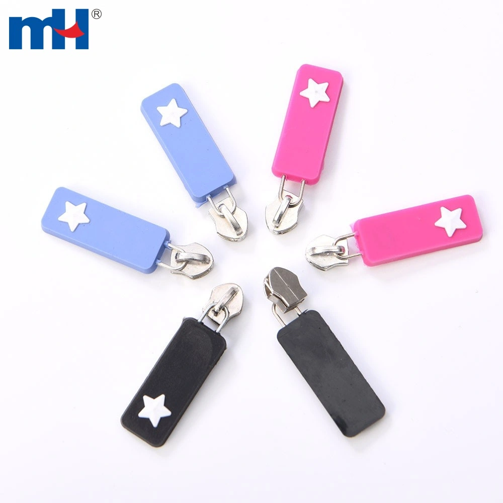 Custom Logo Rubber Zipper Pull Tab