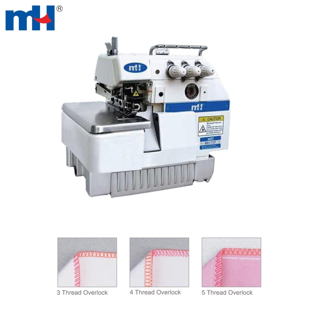 GN737F Super High Speed 3 Thread Overlocker Sewing Machine