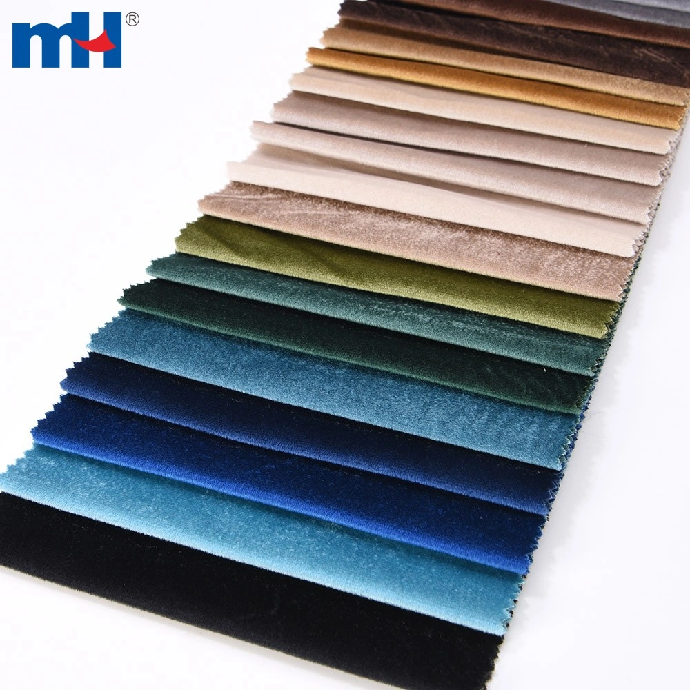 Plain Super Soft Sofa Upholstery Italian Velvet Fabric