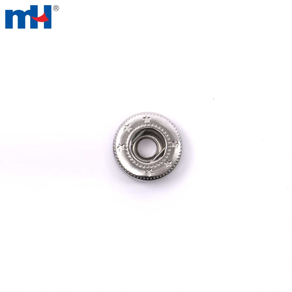 15mm Stainless Steel Snap Press Stud Cap Button Fastener