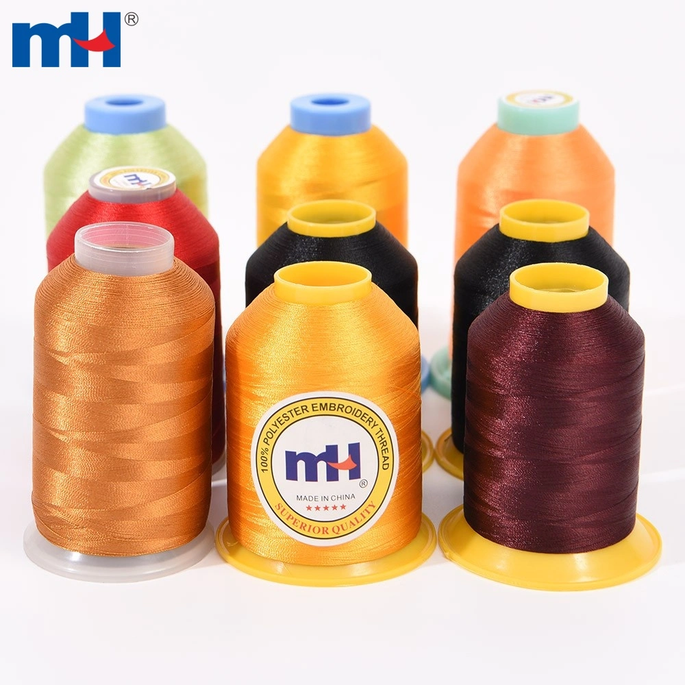 MH Custom 120D/2 100% Polyester Embroidery Machine Thread 5000 yds