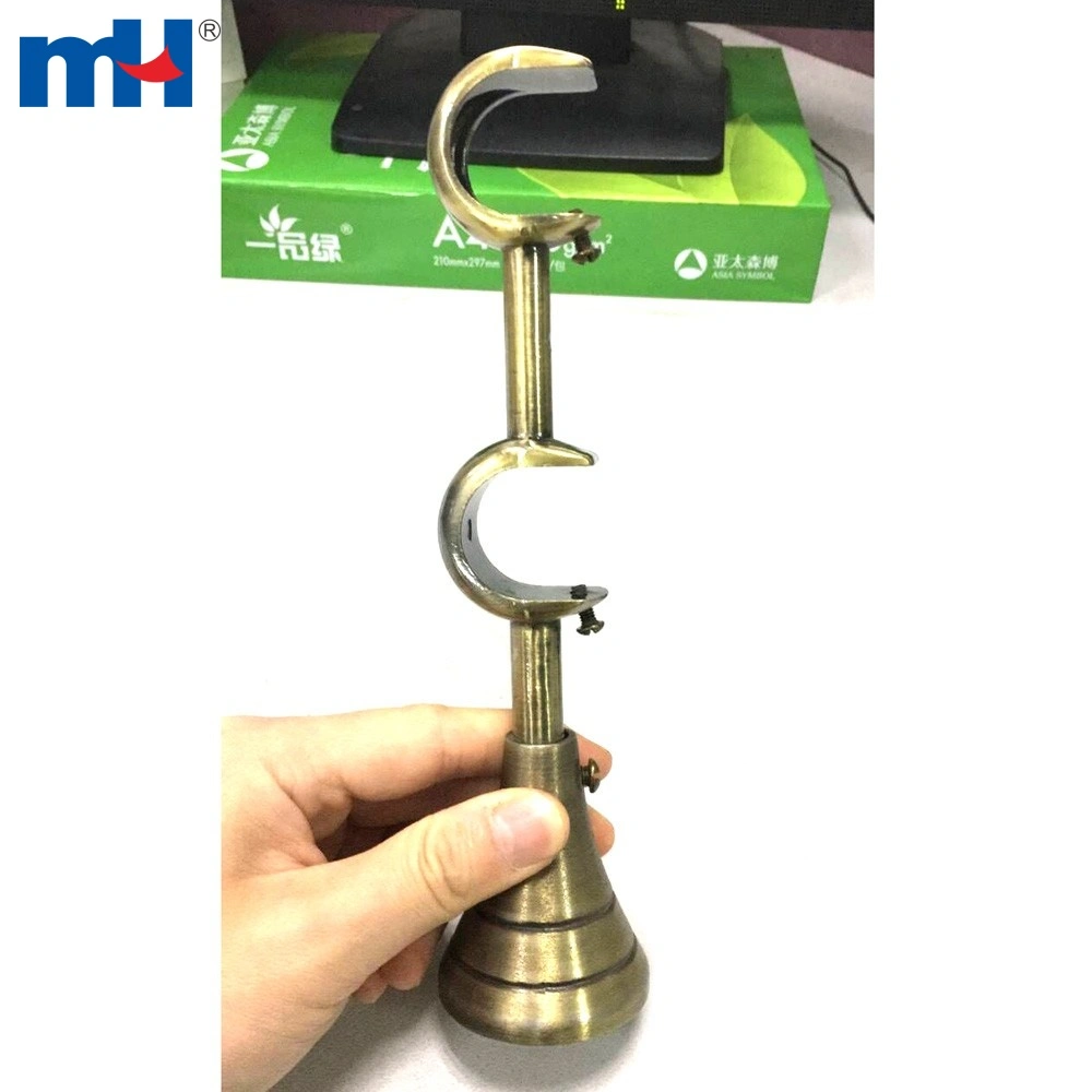 28/28mm High Quality Decorative Adjustable Zinc Alloy Curtain Bracket