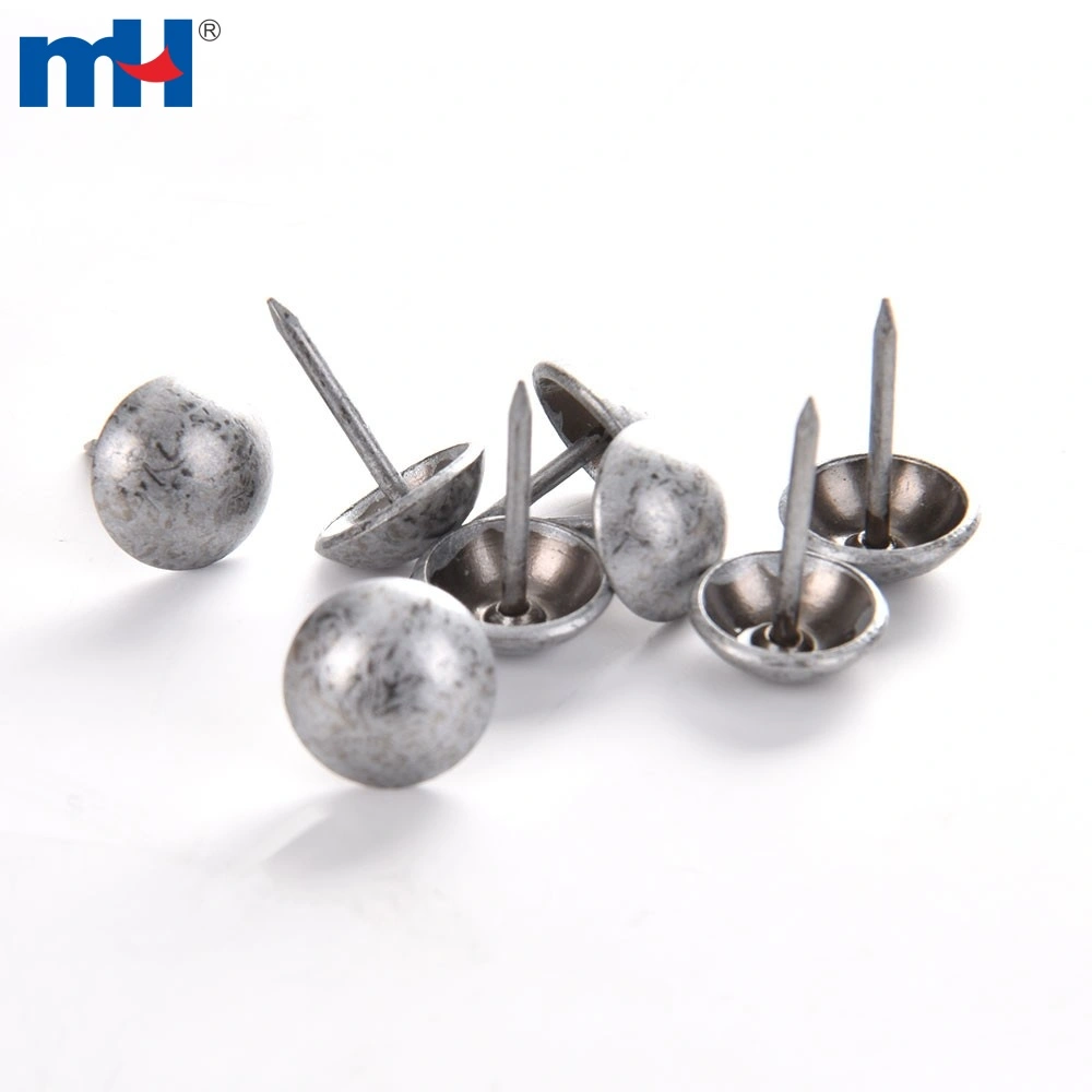 Φ16*20mm Furniture Tack Nails Push Pin Round Head Silver Tone