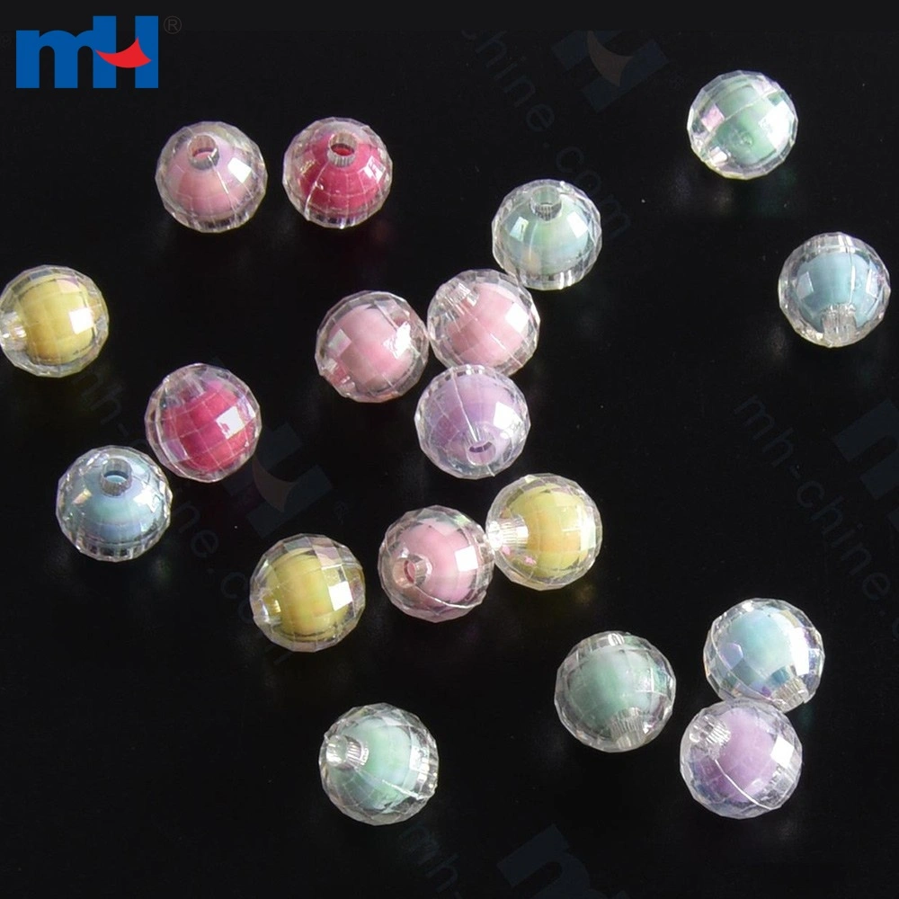 Transparent Acrylic Beads for Hair Accessories Children's DIY Necklaces ...