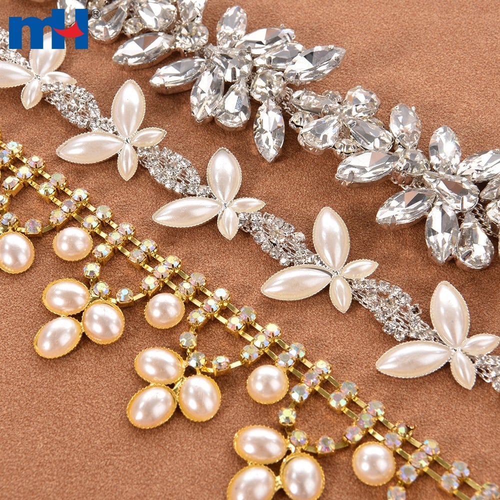 Crystal Rhinestone Cup Chain Trimming