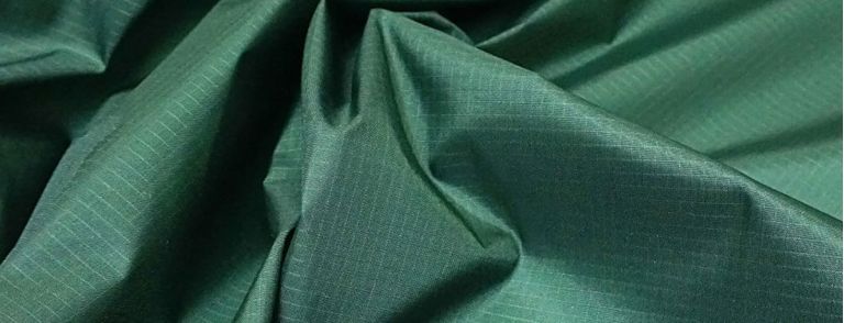 Forest Green Ripstop Nylon Fabric for Versatile Applications